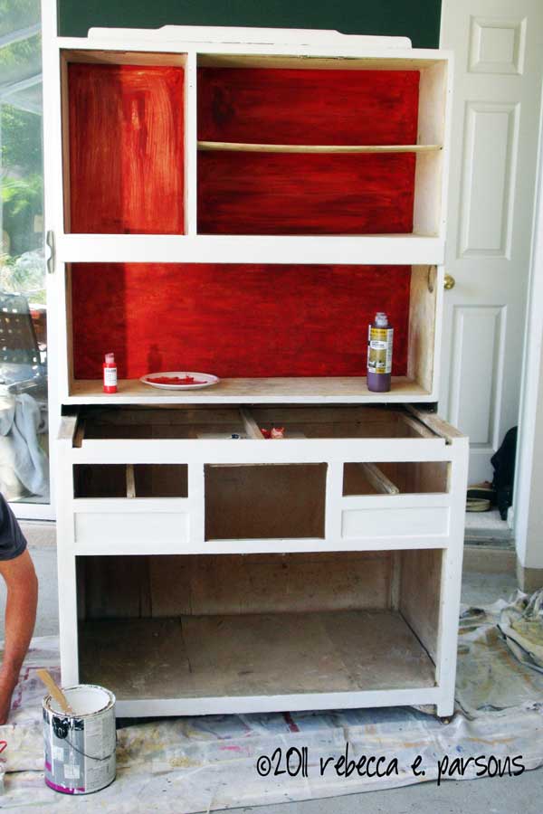 Ghosts of Furniture Past Update - DIY Hoosier Cabinet Restoration
