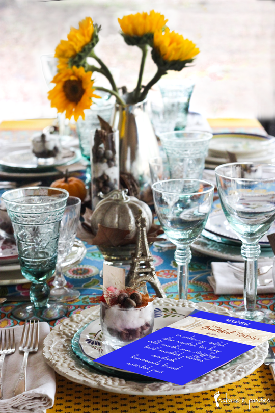 Thanksgiving Table Setting–The Grateful Table